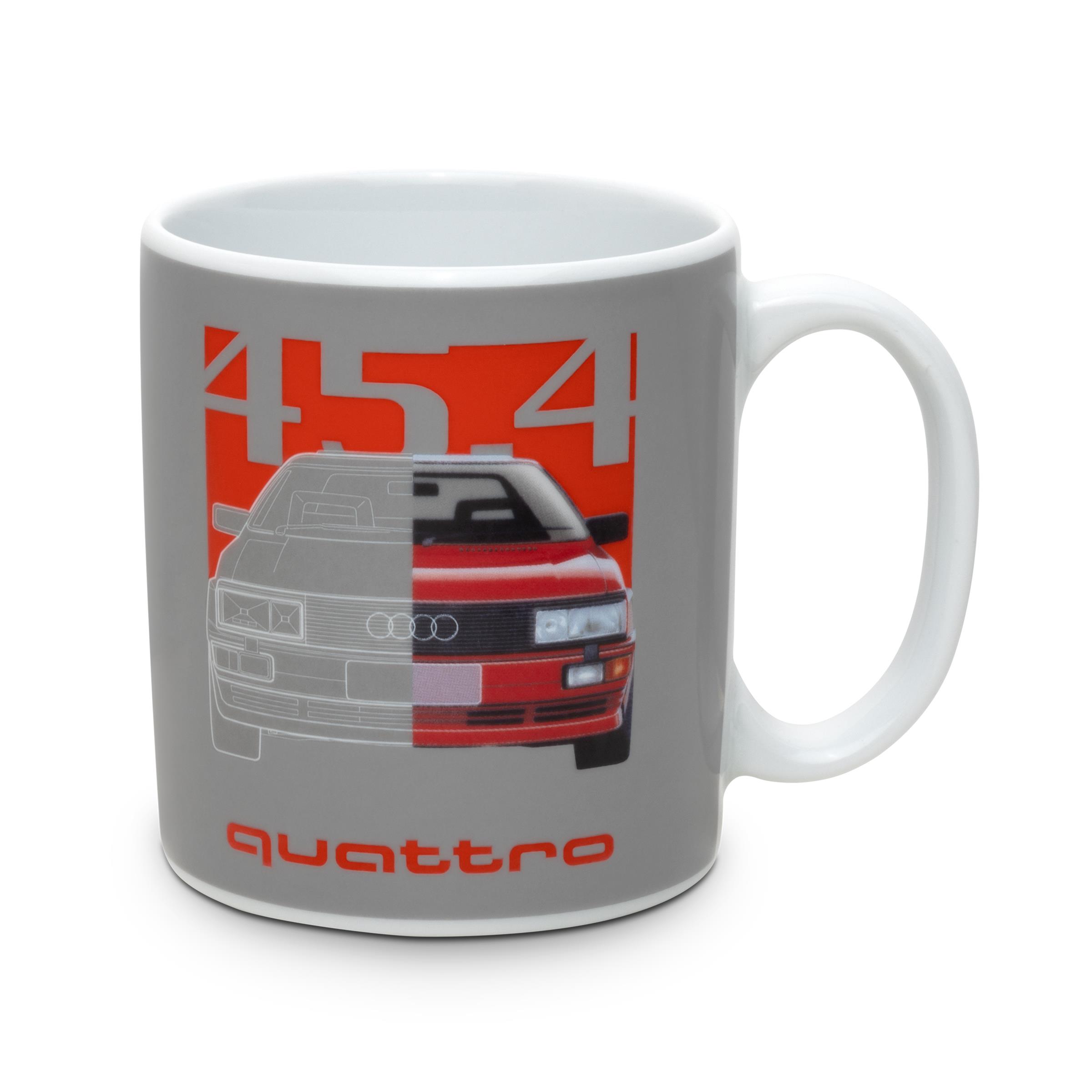 Audi quattro 45.4 mug, grey | quattro 45.4 | Theme world | Categories ...