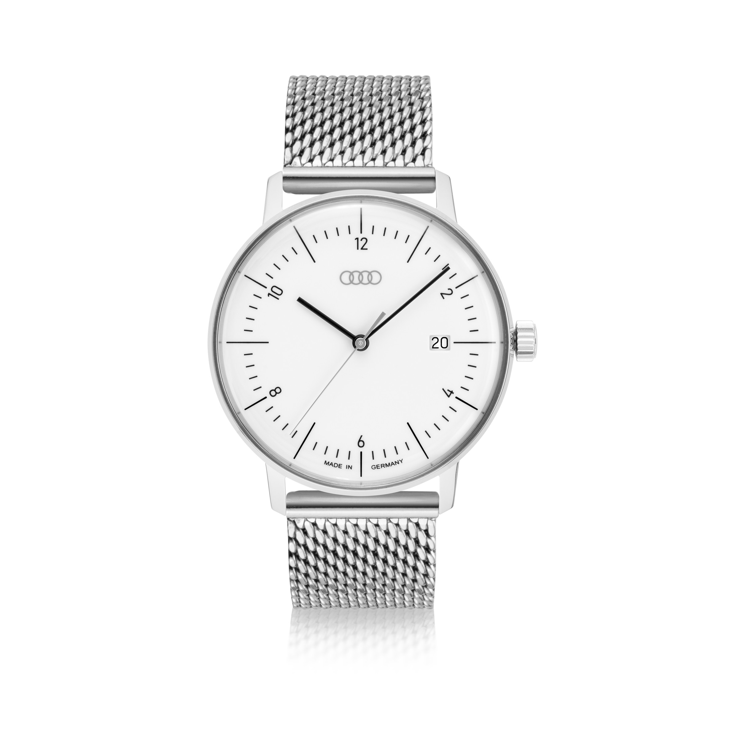 Audi watch, silver/white | Watches | Lifestyle articles | Categories ...