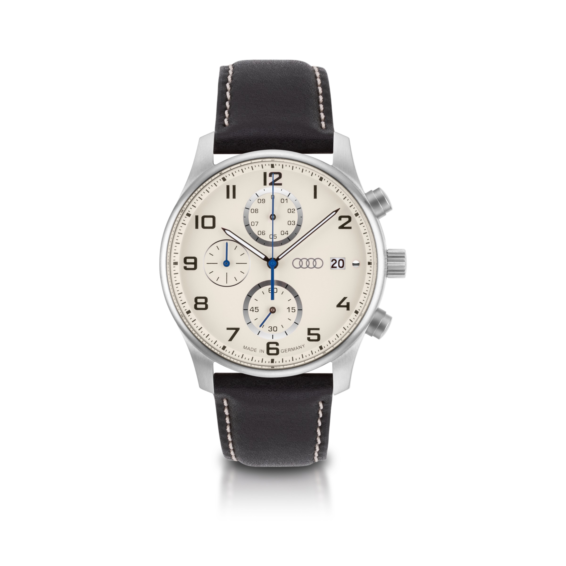 Audi Chronograph, Herren, silber/beige | Uhren | Accessoires ...