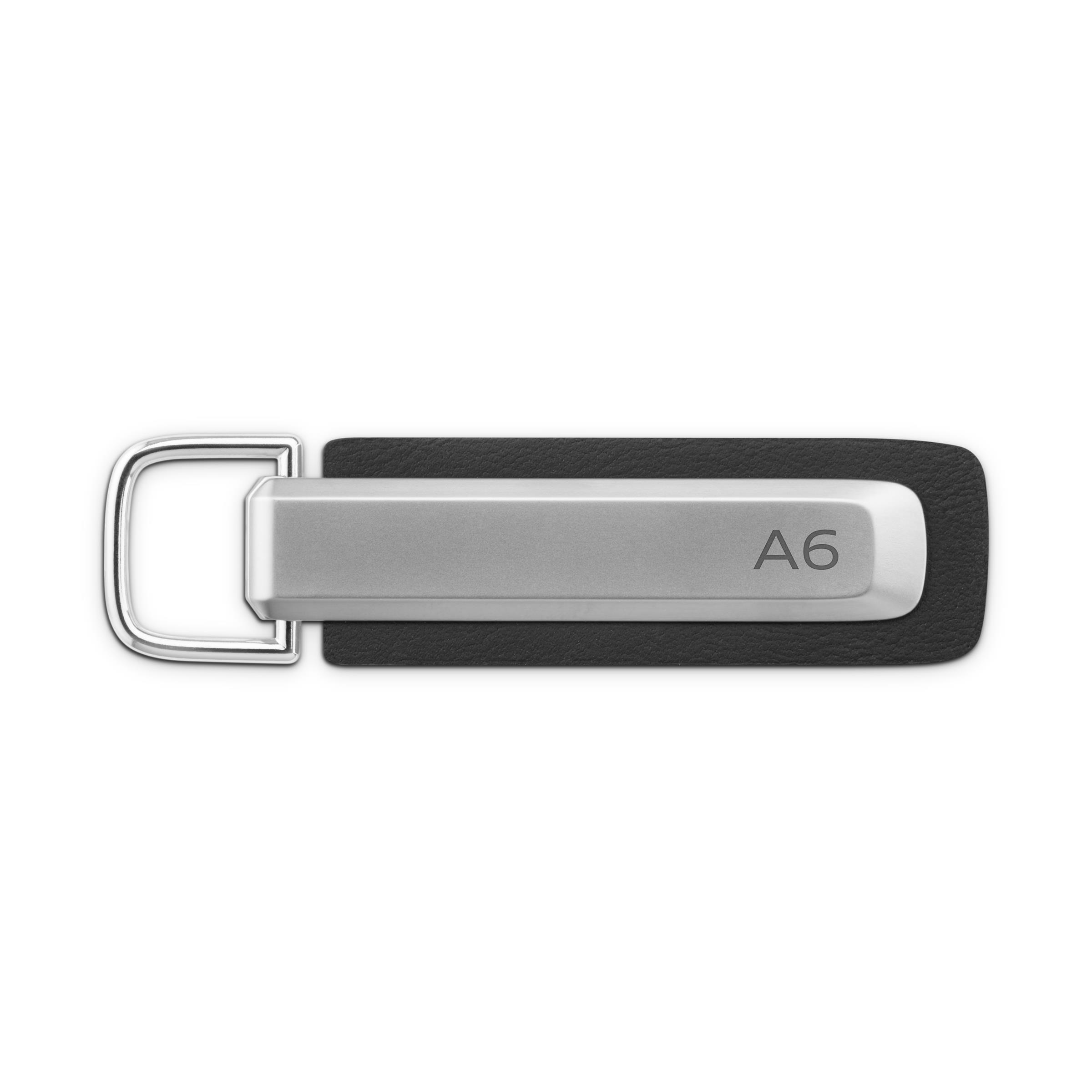 Audi Key ring A6, silver/black | Key rings | On the way | Categories ...